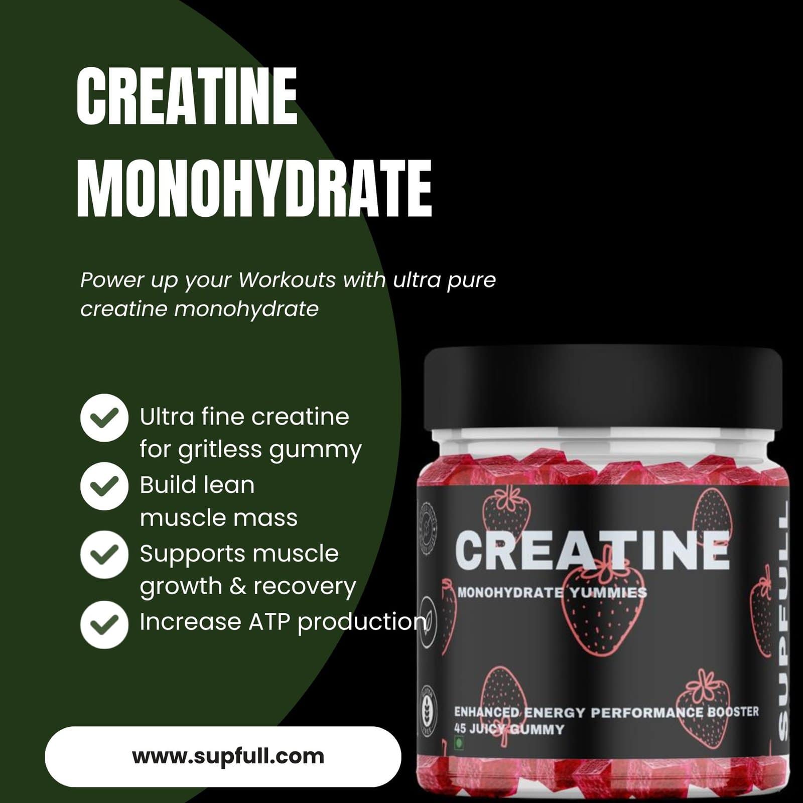 Creatine Gummies - Supfull